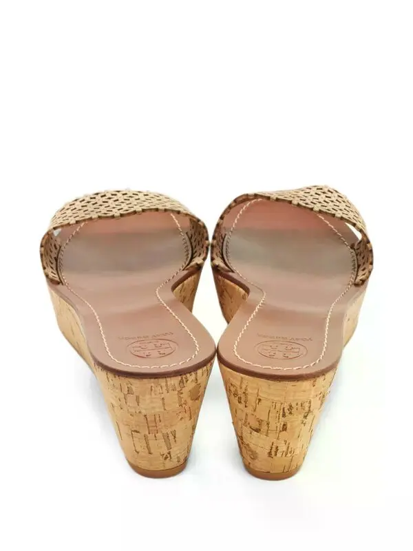 Tory Burch Leather Wedge Sandals