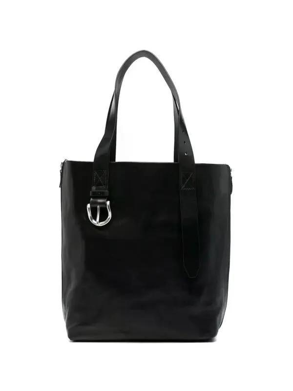 Our Legacy Throttle Leather Tote Bag - Black