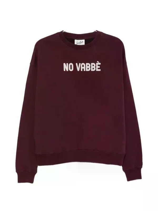 MC2 SAINT BARTH Slogan-print Cotton Sweatshirt