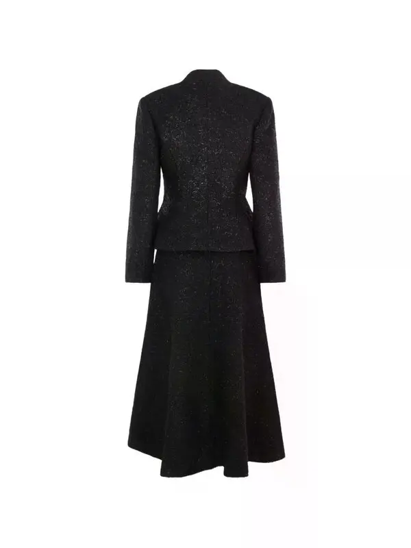 SELF-PORTRAIT Bouclé-knit Midi Dress