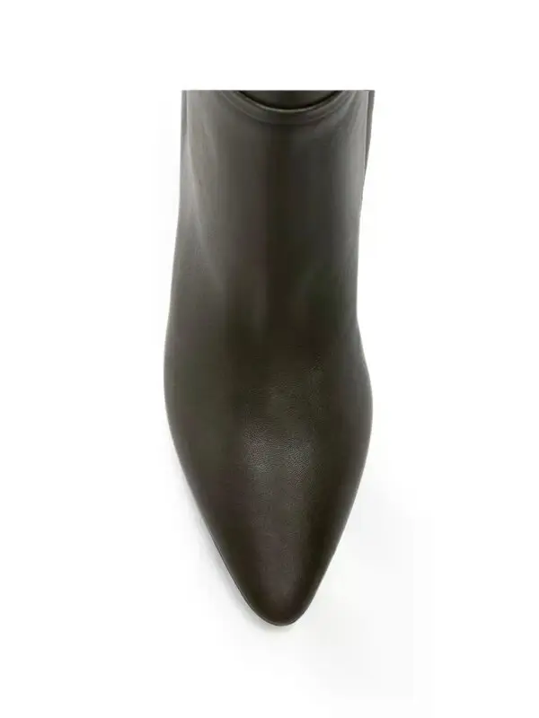 COCCINELLE Pointed-toe Buckled Ankle Boots
