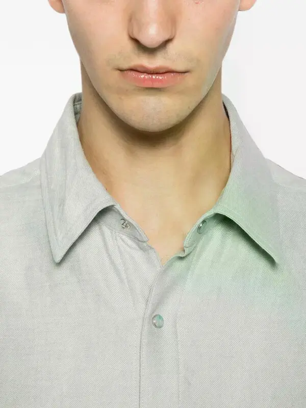GOD'S TRUE LINEN Button-fastening Shirt