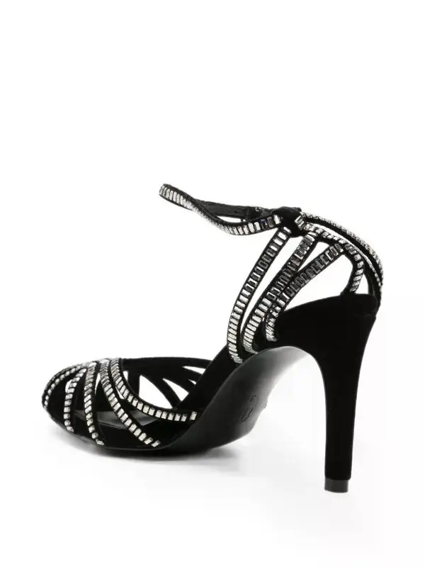 BIBI LOU Crystal-embellished Caged Sandals