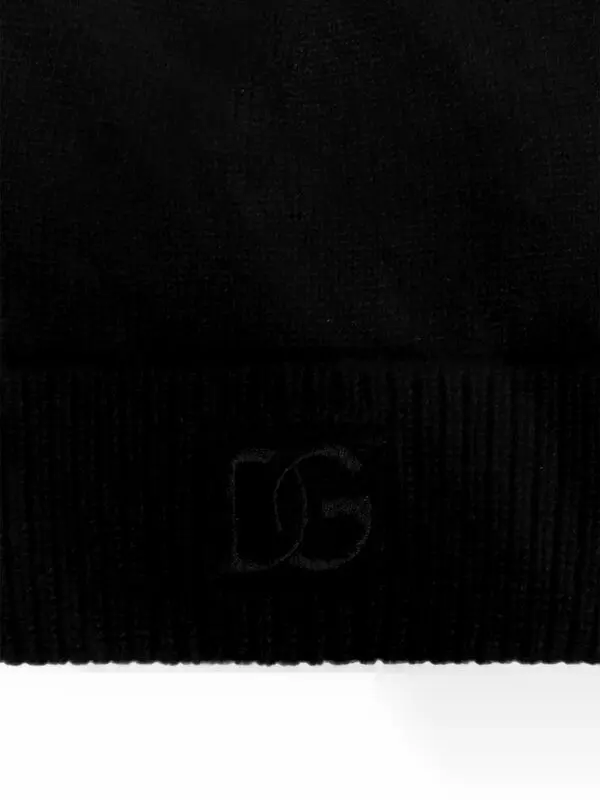 Dolce & Gabbana Dg Appliqué Beanie Hat