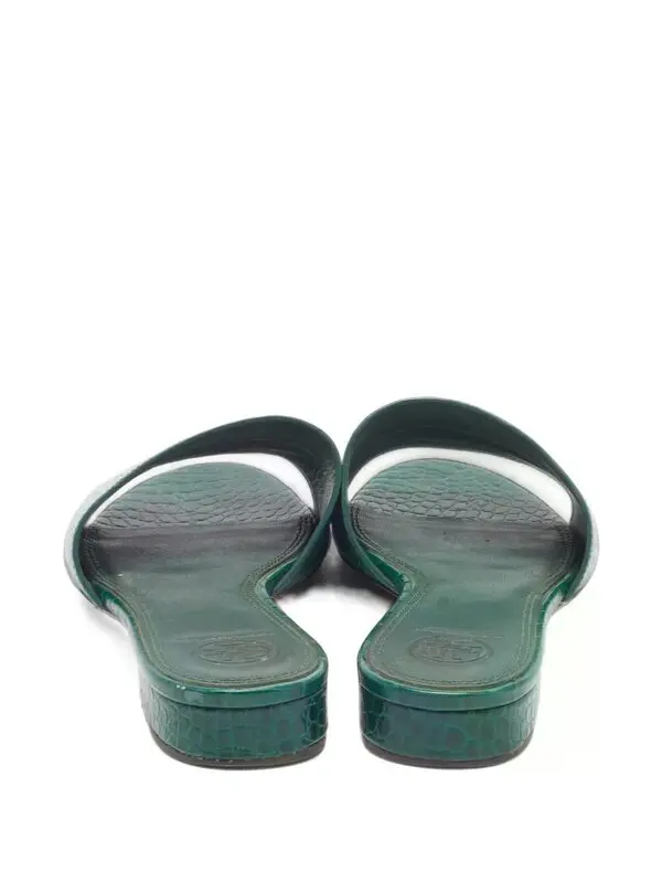 Tory Burch Martine Croc-embossed Sandals