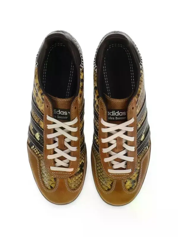 Adidas X Wales Bonner Gazelle Snakeskin-effect Sneakers