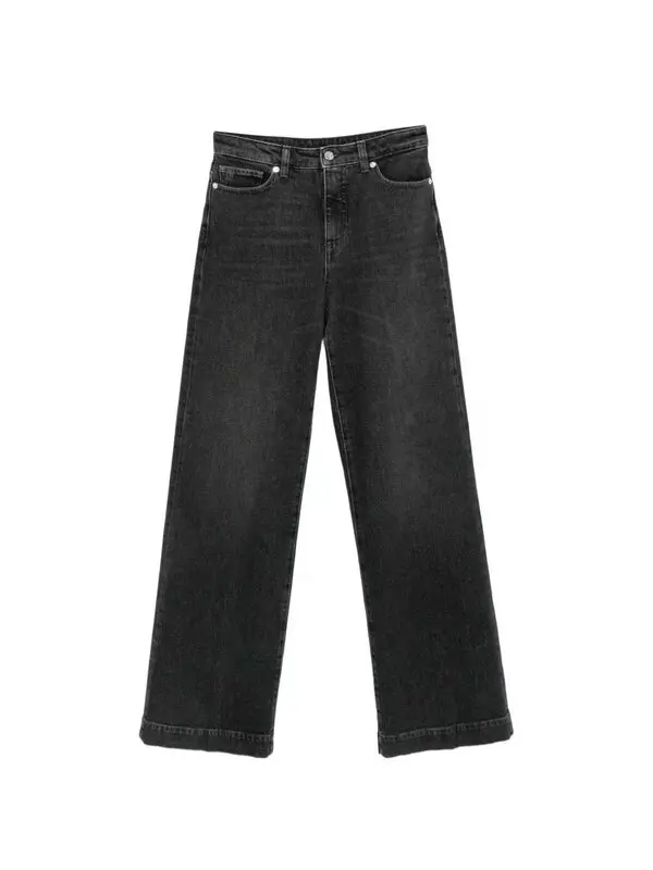 NINE:INTHE:MORNING Faded Wide-leg Jeans - Grey