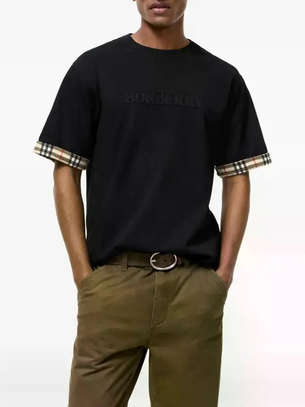 Burberry Check Contrast T-shirt