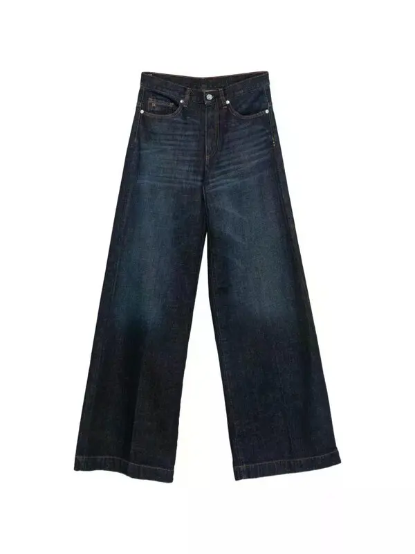 NINE:INTHE:MORNING Nadia Wide-leg Jeans - Blue
