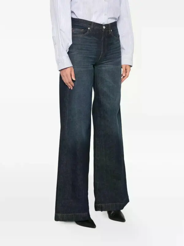 NINE:INTHE:MORNING Nadia Wide-leg Jeans