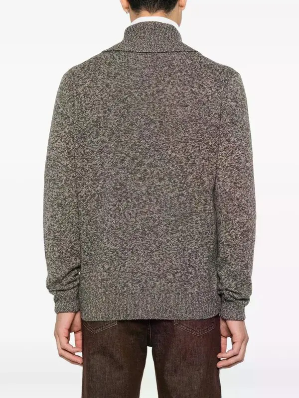 ZANONE Zip-up Marl-knit Cardigan