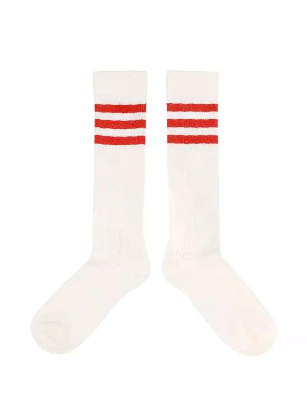 Adidas Crochet-knit Striped Socks