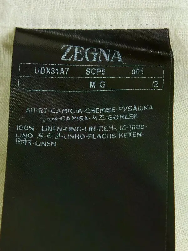 Zegna Oasi Lino Short-sleeve Shirt