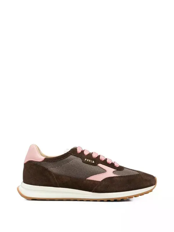 Furla Suede Mesh Sneakers