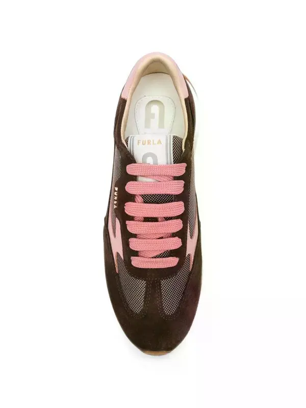 Furla Suede Mesh Sneakers