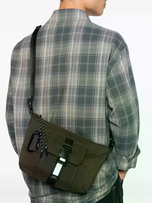A.p.c. Buckle-fastening Messenger Bag - Brown