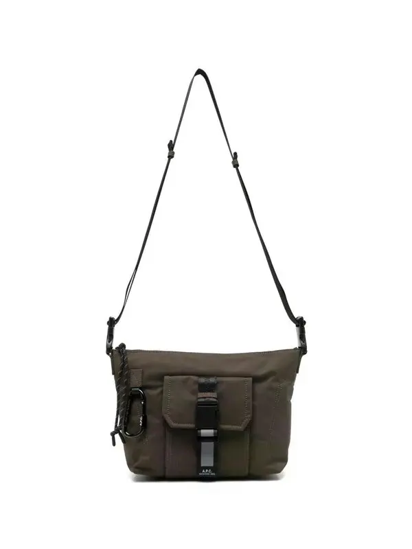 A.p.c. Messenger Bag With Buckle Fastening - Brown