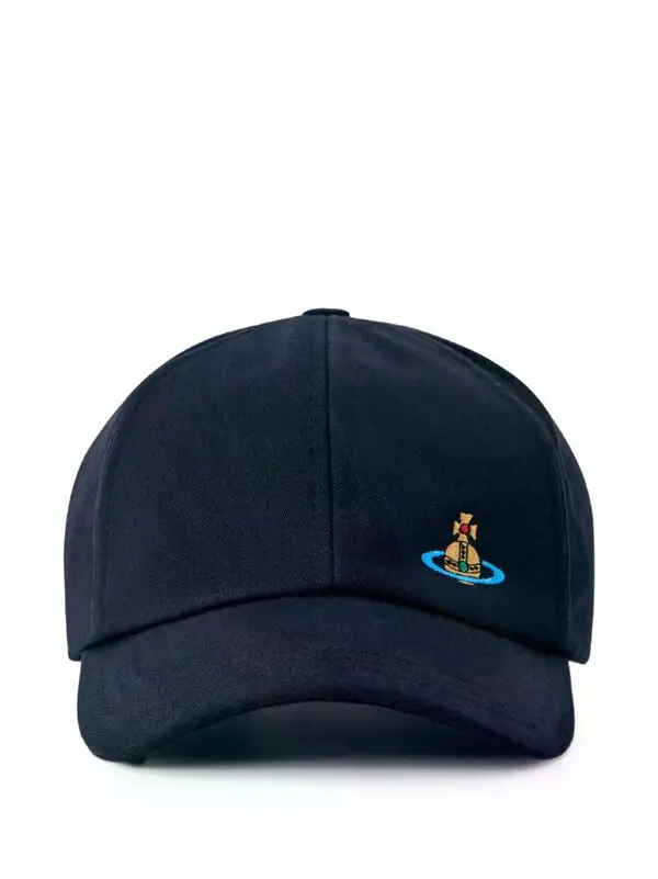 VIVIENNE WESTWOOD Orb Embroidered Baseball Cap - Blue