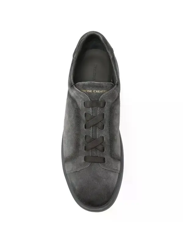 Officine Creative Suede Lace-up Sneakers