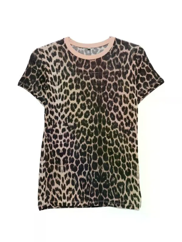 BASERANGE Leopard-print T-shirt