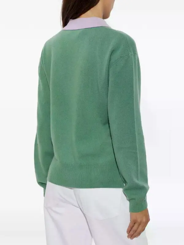 Marni Cashmere Long-sleeve Polo Shirt