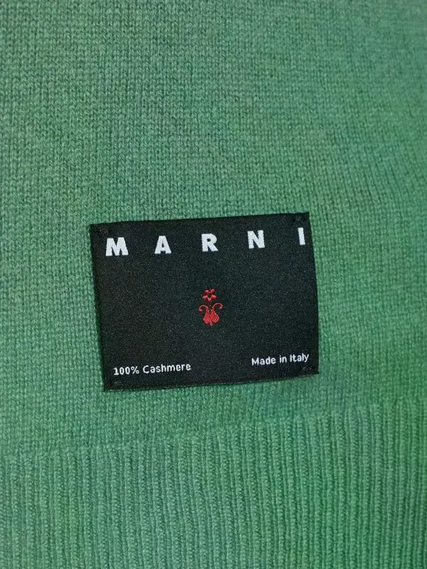 Marni Cashmere Long-sleeve Polo Shirt