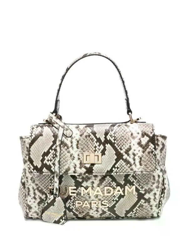 RUE MADAM PARIS Xs Lesjours Exotique Snake-effect Tote Bag