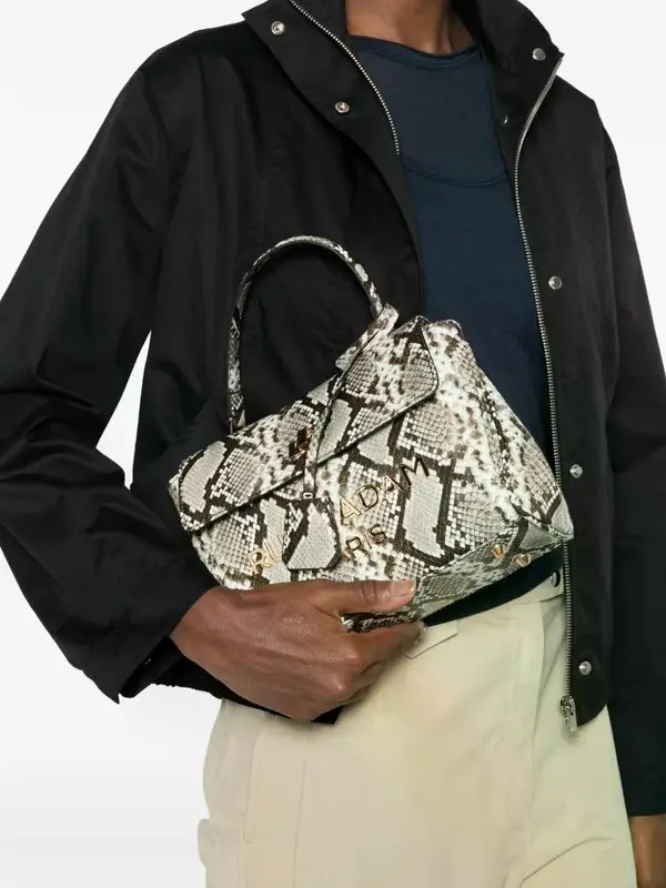 RUE MADAM PARIS Xs Lesjours Exotique Snake-effect Tote Bag