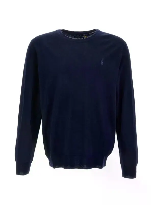 Polo Ralph Lauren Embroidered Logo Sweater - Blue