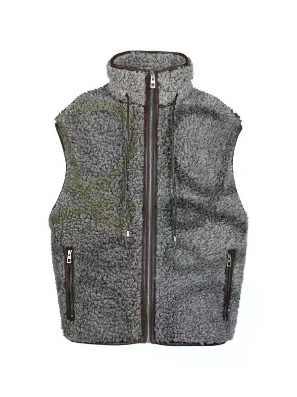 Loewe Anagram-intarsia Shearling-effect Vest