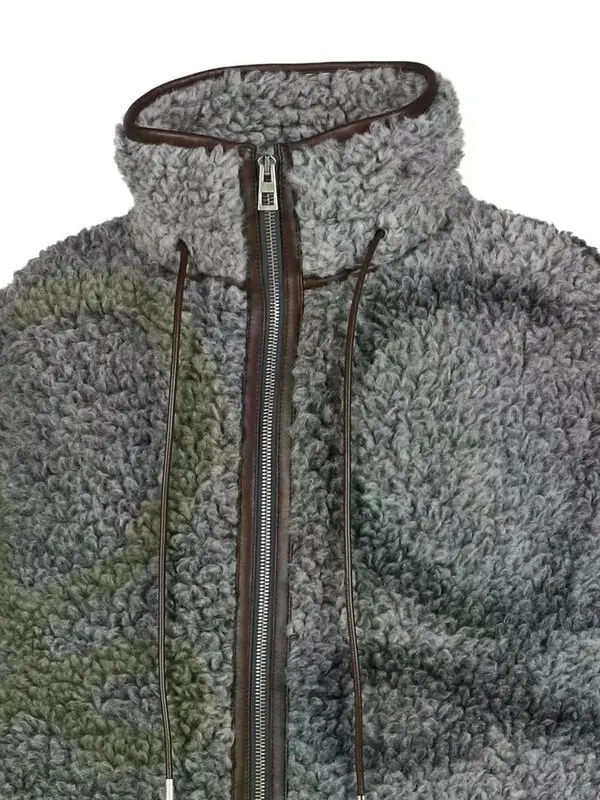 Loewe Anagram-intarsia Shearling-effect Vest