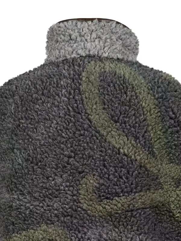 Loewe Anagram-intarsia Shearling-effect Vest