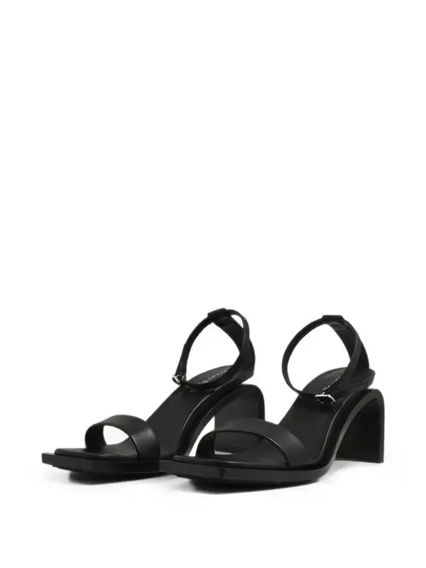 COURREGES Stream Leather Heeled Sandals