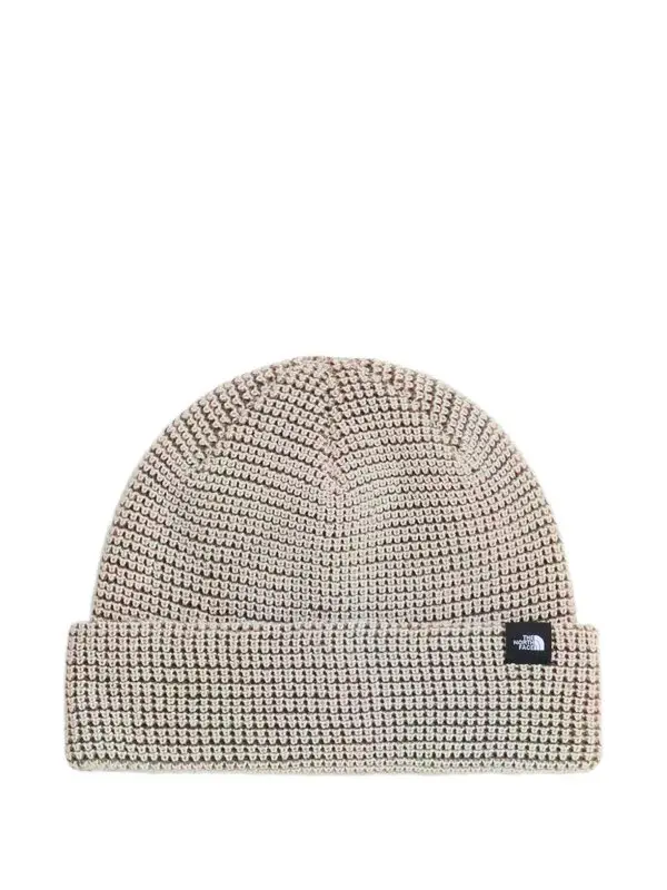 The North Face Logo-patch Beanie Hat - Neutrals