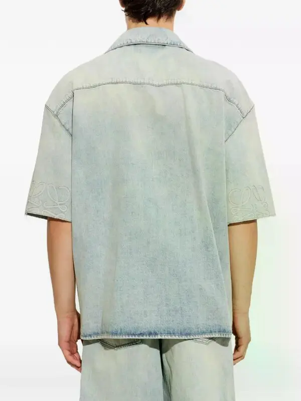 Loewe Short-sleeve Denim Shirt