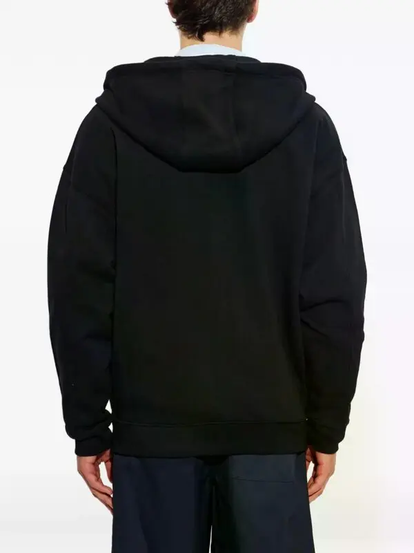 Loewe Logo-embroidered Zip-up Hoodie