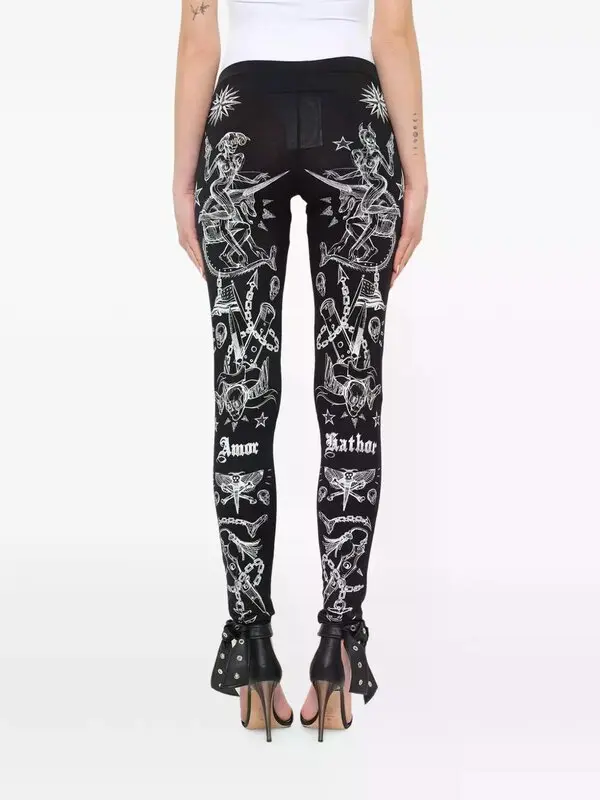 Givenchy Tattoo-print Leggings
