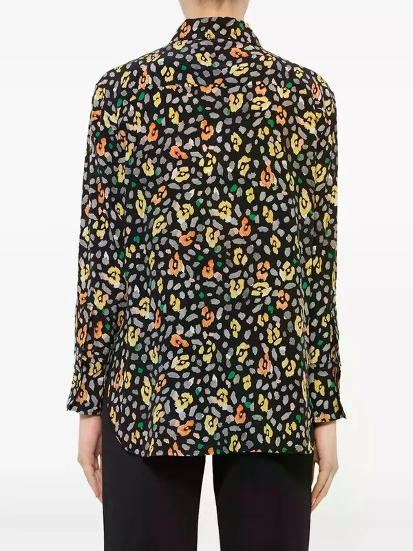Givenchy Floral-print Long-sleeve Shirt