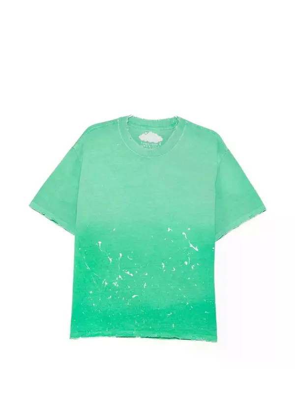 PALE CLOUD Graphic-print T-shirt - Green