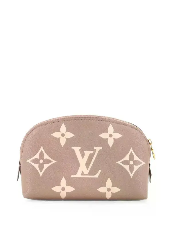 LOUIS VUITTON Cosmetic Bicolor Monogram Empreinte Giant Pouch