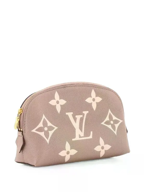 LOUIS VUITTON Cosmetic Bicolor Monogram Empreinte Giant Pouch