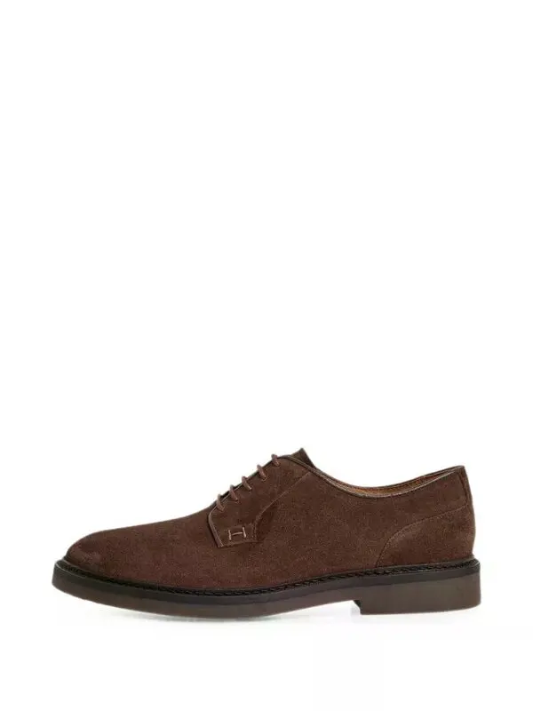 HACKETT LONDON Elsted Blucher Suede Lace-up Shoes