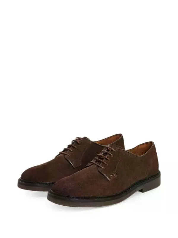 HACKETT LONDON Elsted Blucher Suede Lace-up Shoes