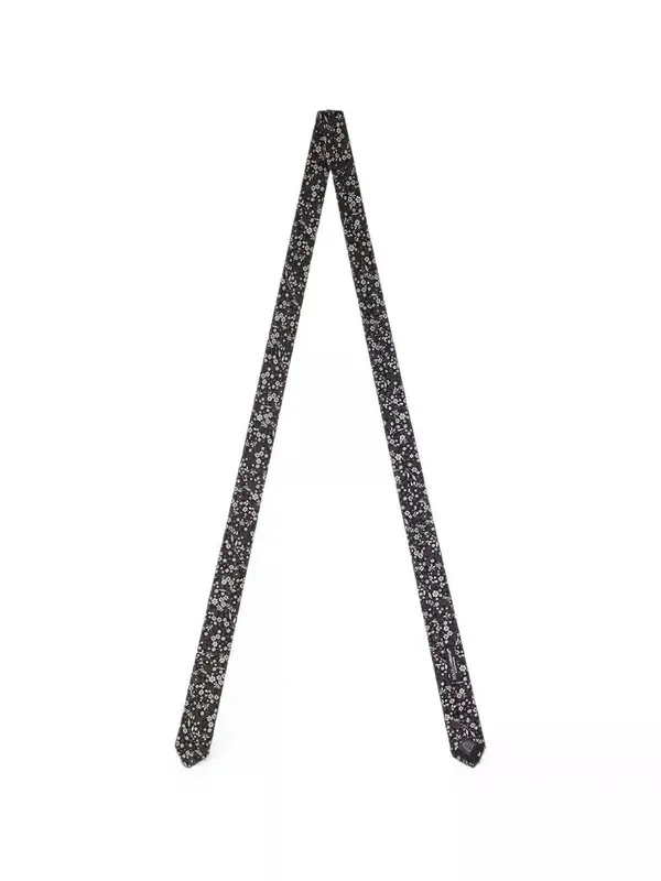 Dolce & Gabbana Floral-print Silk Tie
