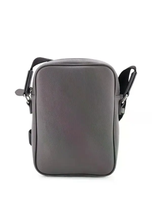 Burberry Vertical Paddy Bag Leather Crossbody Bag - Grey