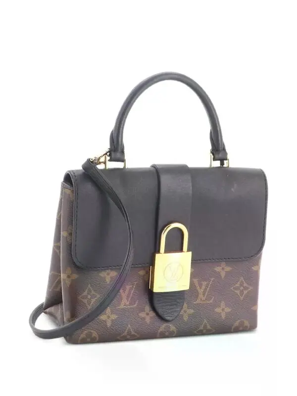 LOUIS VUITTON Locky Bb Satchel Monogram Canvas - Brown