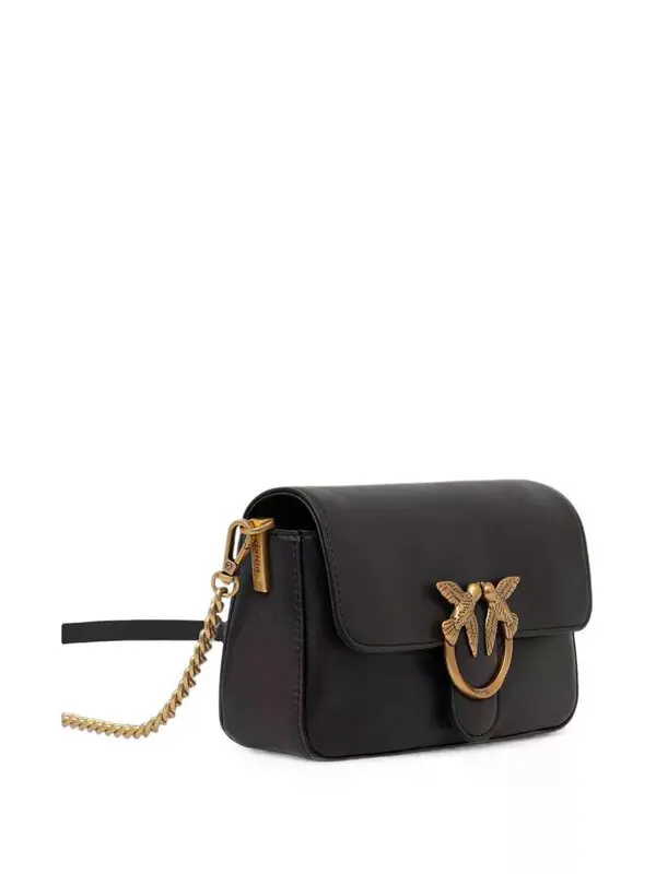 Pinko Love Birds Leather Crossbody Bag