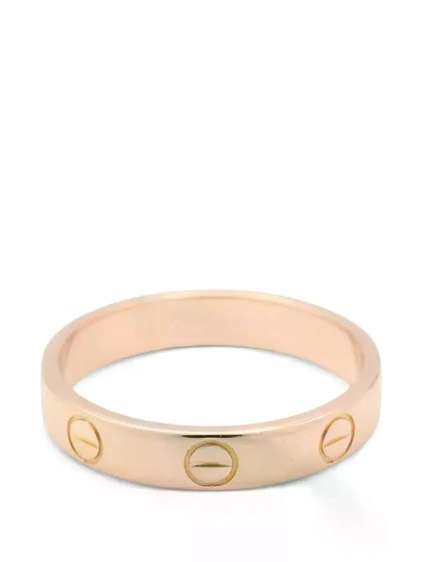 Cartier 18k Rose Gold Mini Love Ring - Pink