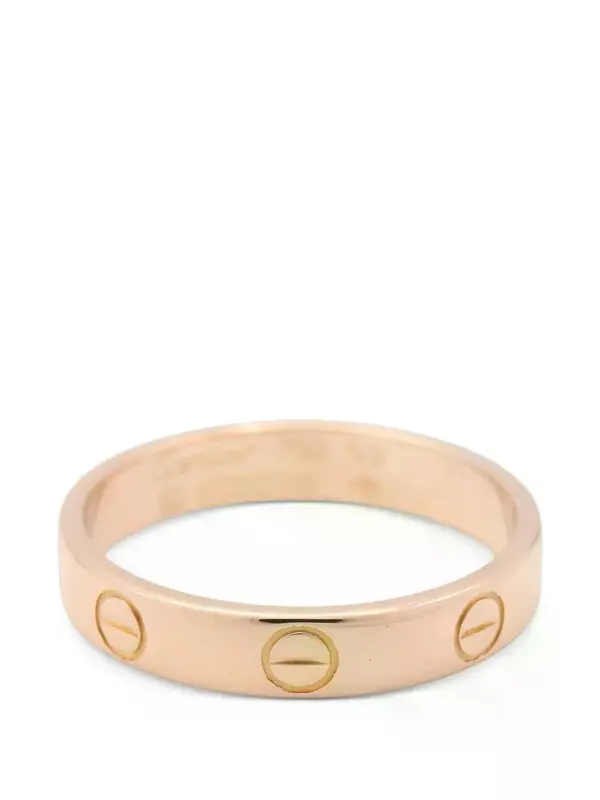 Cartier 18k Rose Gold Mini Love Ring - Pink