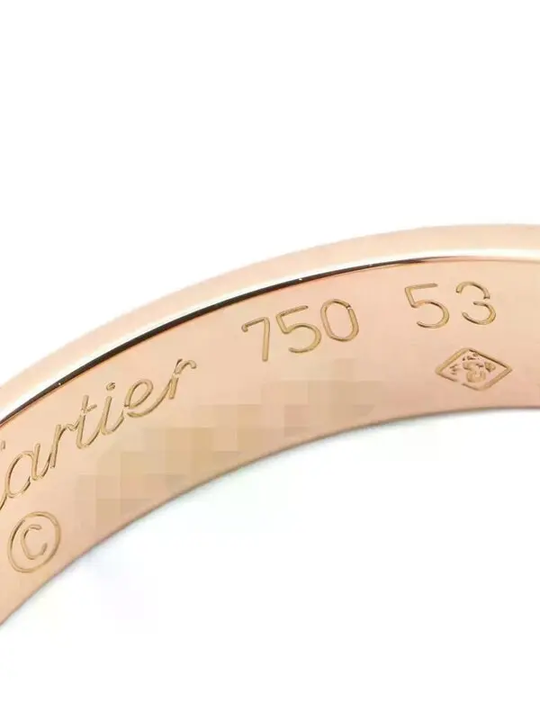 Cartier 18k Rose Gold Mini Love Ring - Pink